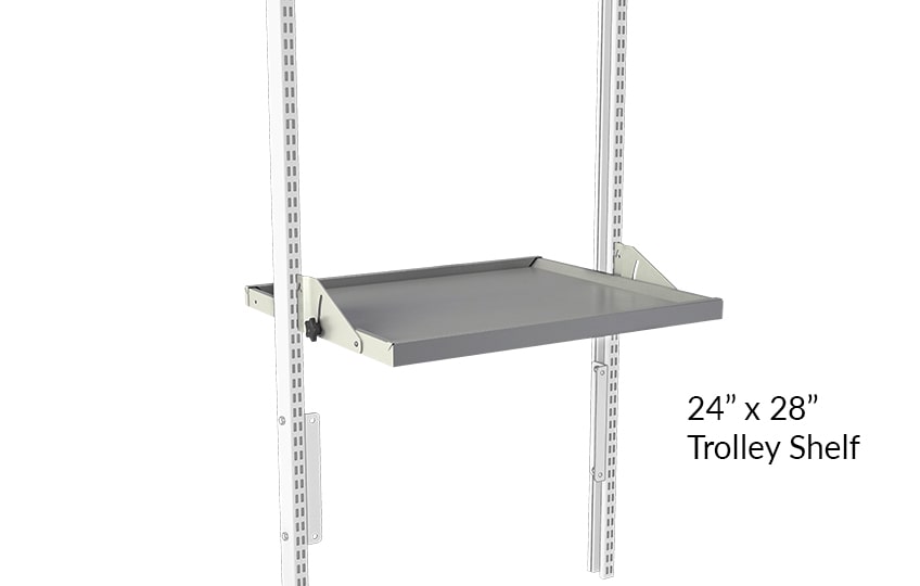 Adjustable Shelf with Tilt 24" x 28" - Ergonomic - BOSTONtec