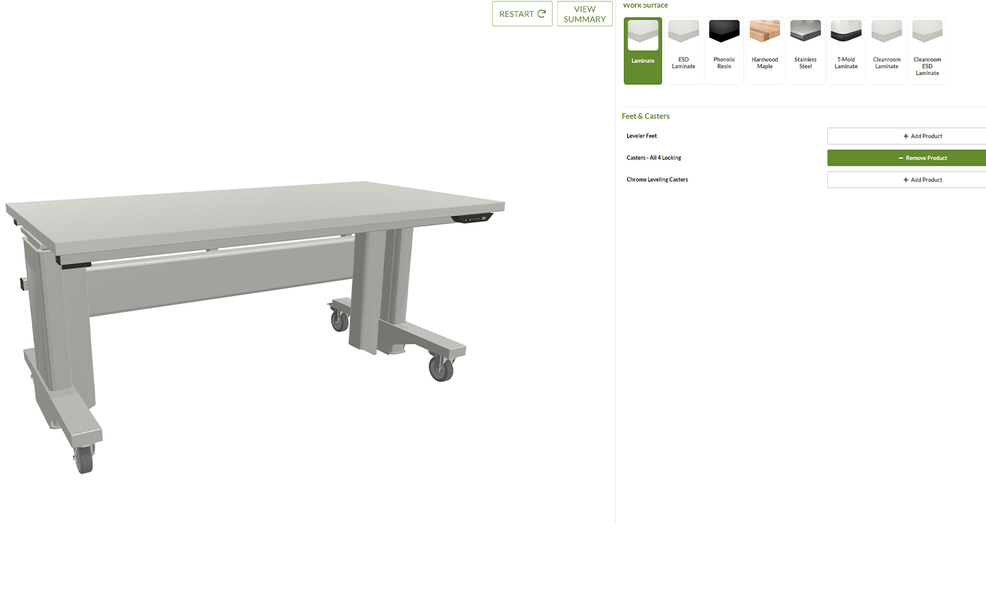 Design a Workstation with 3D Configurator - BOSTONtec