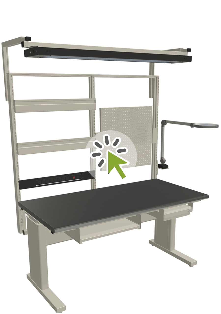 Design a Workstation with 3D Configurator - BOSTONtec