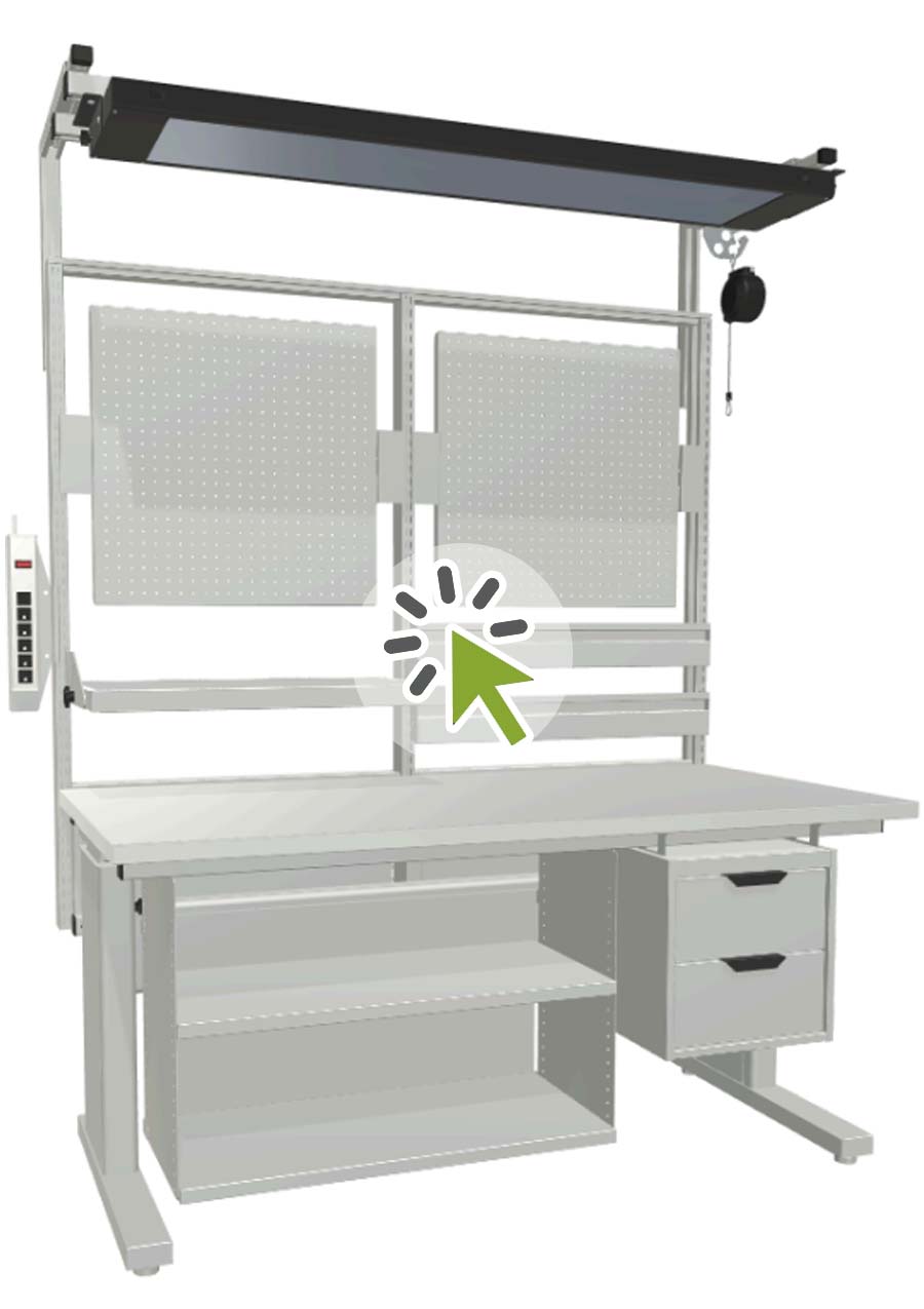Custom Workstations for Assembly Applications | BOSTONtec